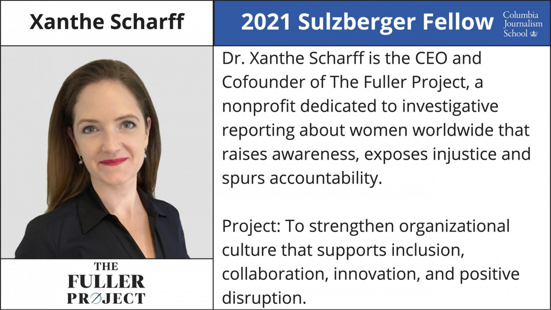 Columbia Journalism School Announces 2021 Sulzberger Executive Leadership Program Fellows ...